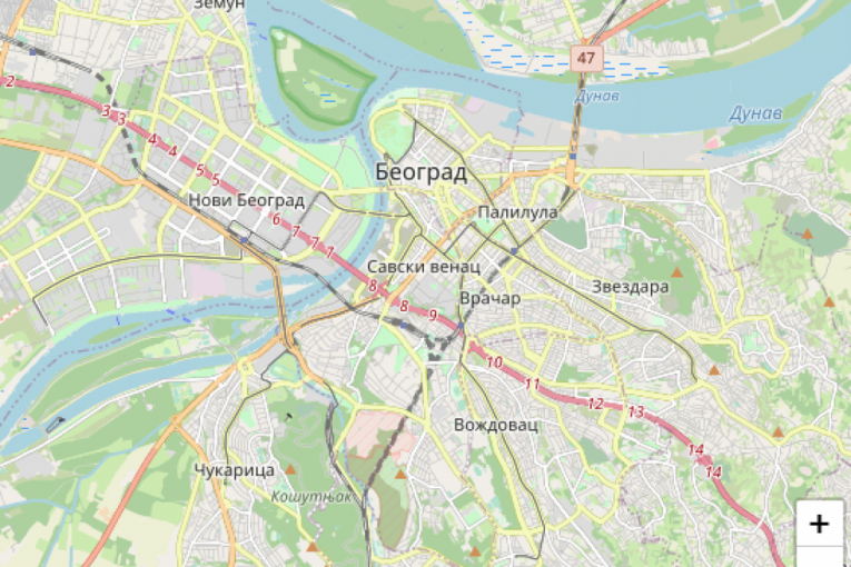 MALO DRUGAČIJA MAPA BEOGRADA: "Buržuji", "Buduće profilne na Fejsbuku ...