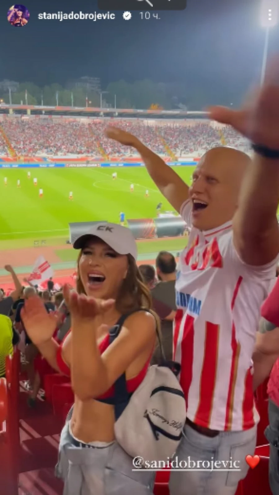 Stanija GRUDIMA ometala navijaće na Marakani! Napravila potpuni HAOS na ...