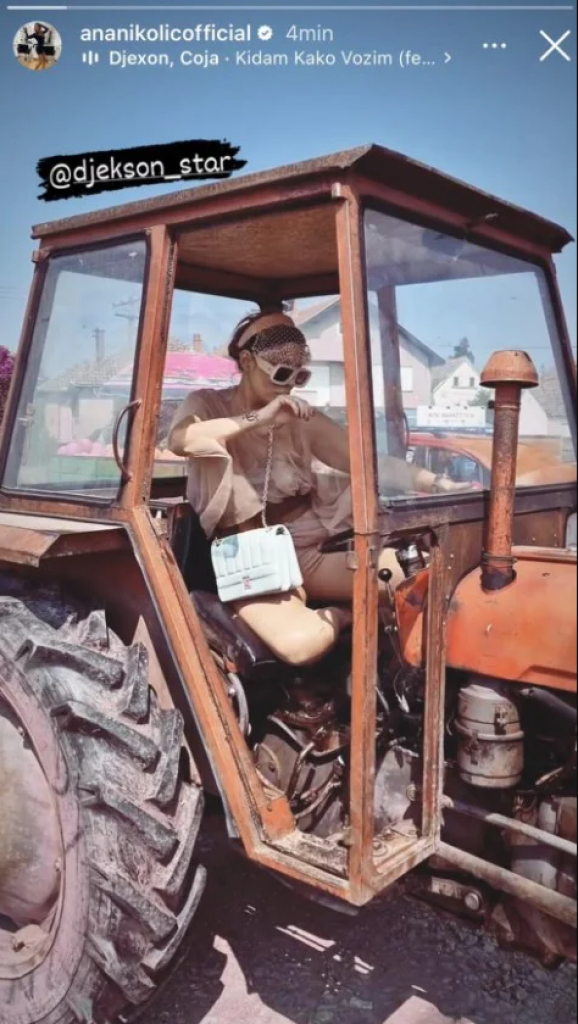 ANA NIKOLIĆ VOZI TRAKTOR! Novi snimak Ane Nikolić zapalio društvene mreže, svi gledaju u ...