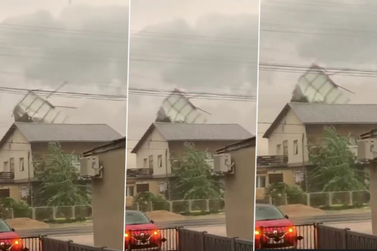 OLUJA NAPRAVILA HAOS U ZAPADNOJ SRBIJI: Dramatični snimci nevremena