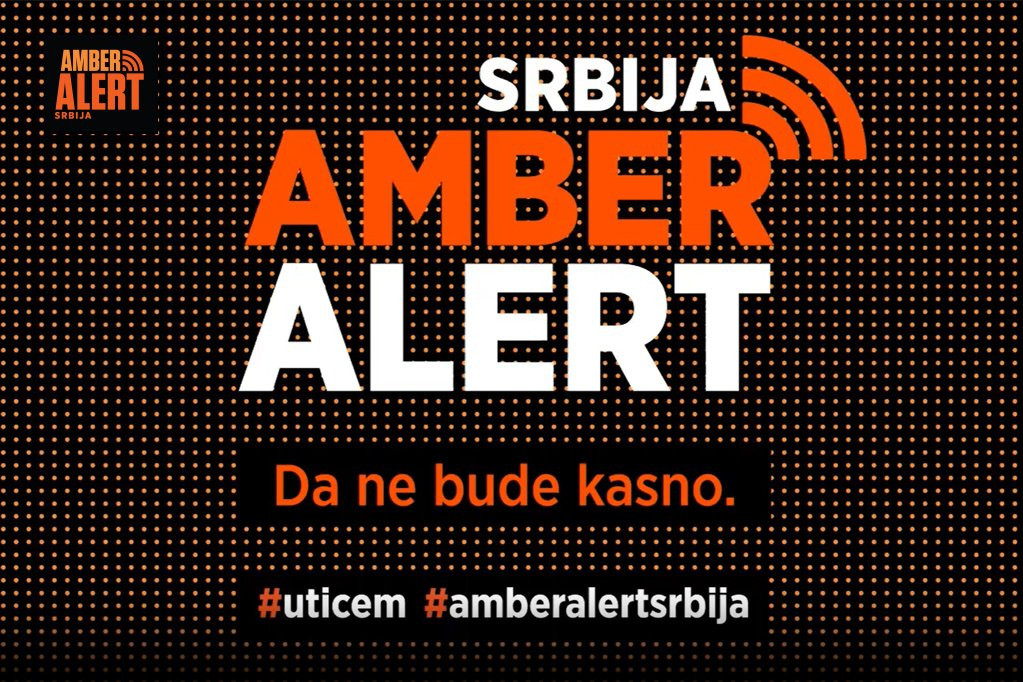 EVO KAKO ĆE SE ZVATI SRPSKI AMBER ALERT SISTEM: Hitno će obaveštavati ...