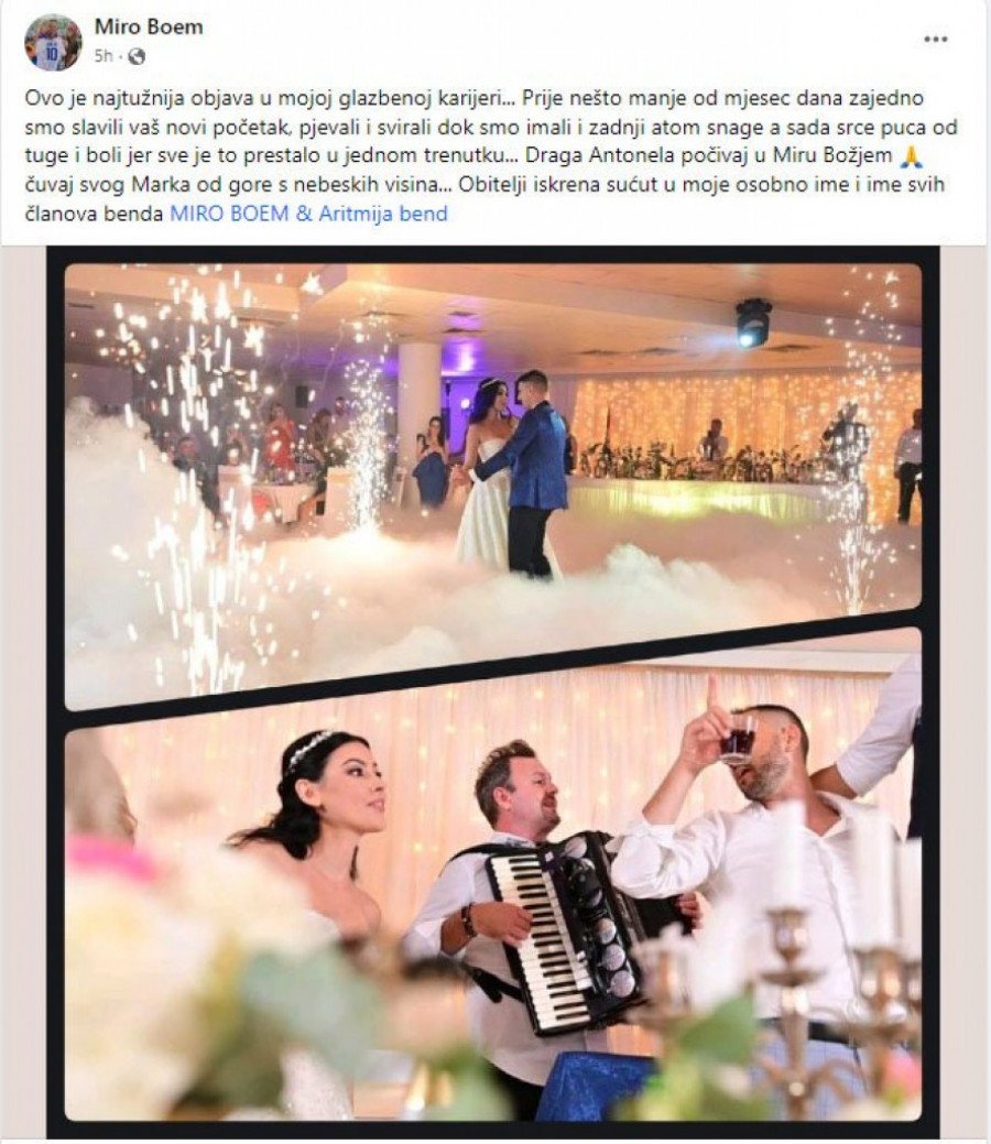 SAD JE SAHRANJUJU, A SVIRALI SMO JOJ NA SVADBI: Oglasio se bend i srceparajućim rečima se ...