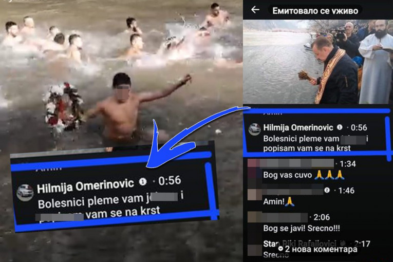 NA BOGOJAVLJENJE PLJUJU KRST, PLEME! Srbomrzac iz Bijelog Polja vređao pravoslavce na društvenim ...