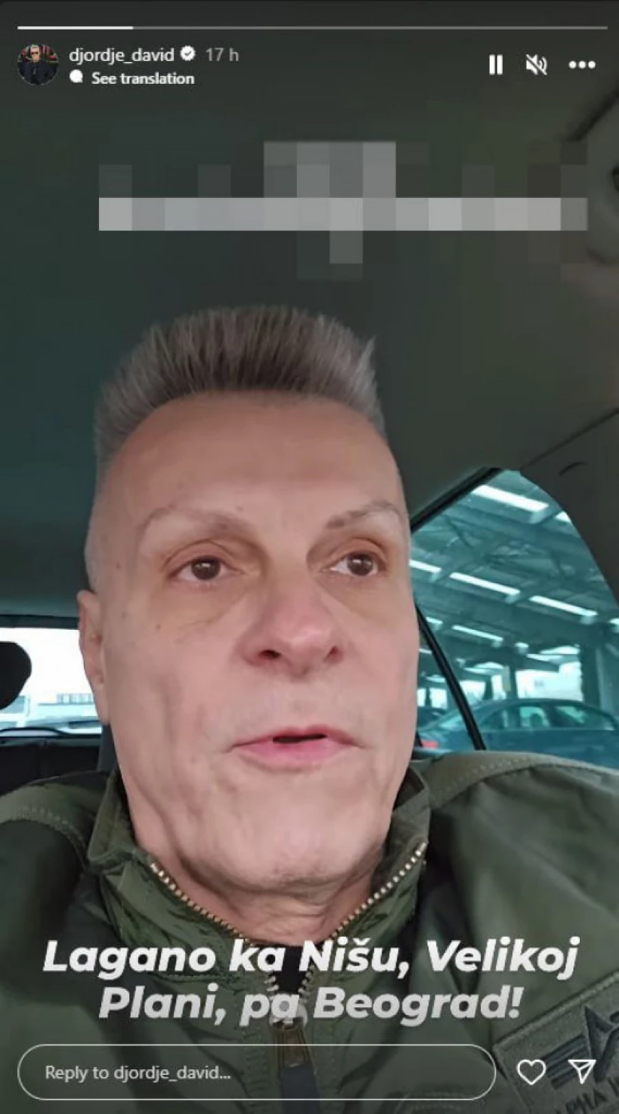 SNIMAK ĐORĐA DAVIDA PRE SAOBRAĆAJKE OTKRIVA ISTINU? Pevač objavio snimak iz KOLA, a OVAJ detalj ...