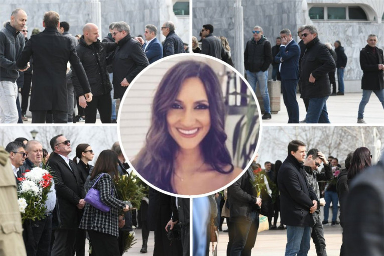 SAHRANJENA ŽANA OKUKA: Beli kovčeg, nepregledna kolona ljudi i ...