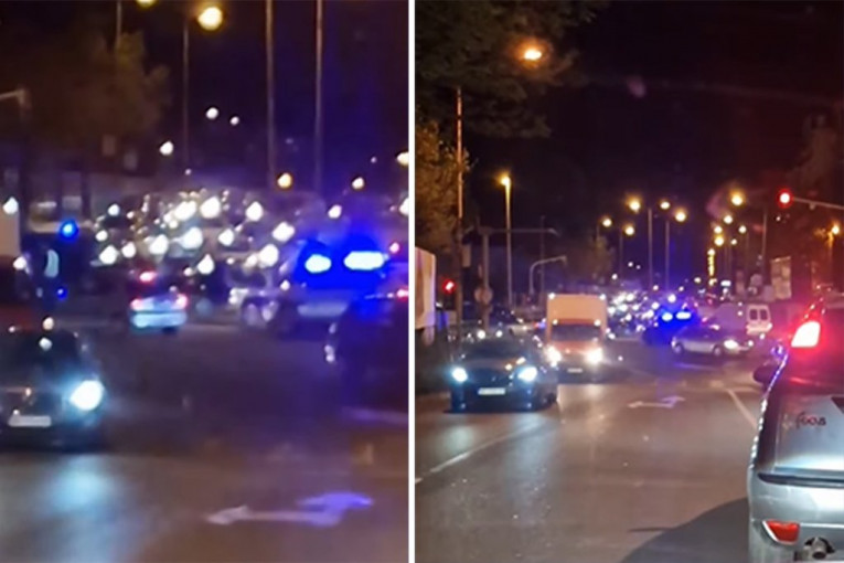 SAOBRAĆAJNA NESREĆA U ZEMUNU Sudar automobila i dostavnog vozila! (VIDEO)