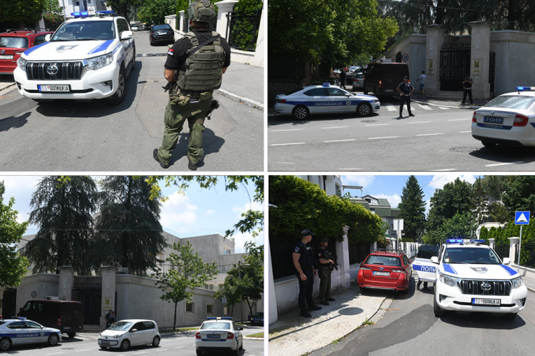 Republika / Foto Galerija / Upucan žandarm ispred Ambasade Izraela