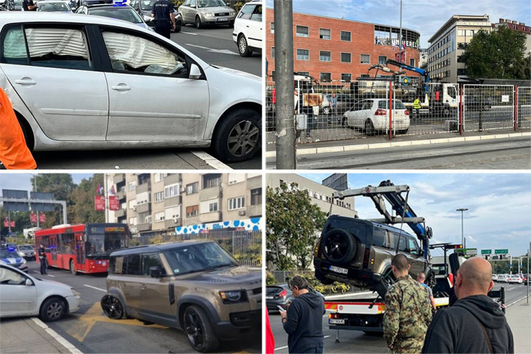 BELI GOLF PROLETEO KROZ STAJALIŠTE I ZAKUCAO SE U DŽIP? Isplivale nove ...