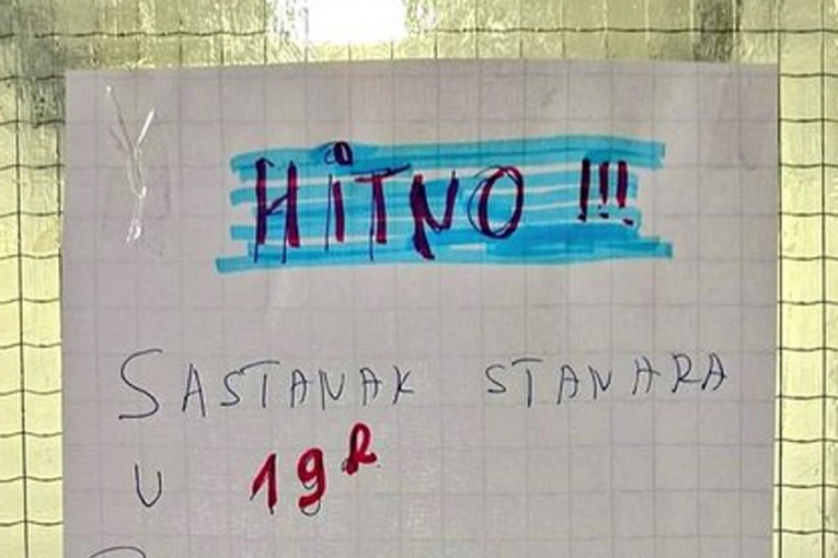 UPRAVNIK SAZVAO SASTANAK STANARA ZBOG POKUŠAJA UBISTVA! Zbog ovog ...