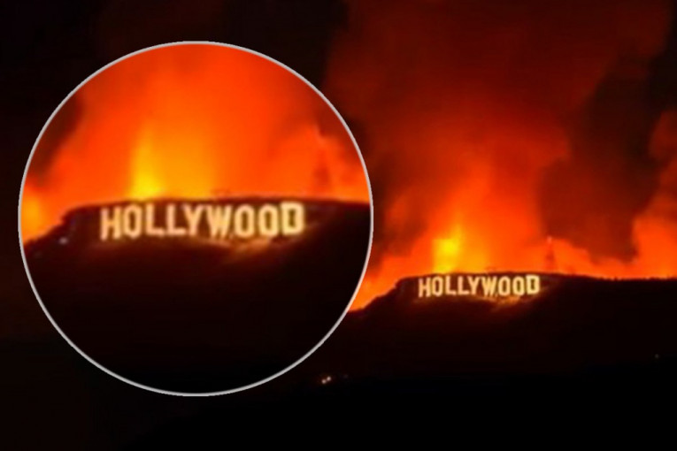LEGENDARNI NATPIS "HOLIVUD" SAMO ŠTO NIJE IZGOREO: Konstrukcija koju ...