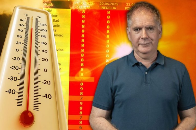 "OVO JE NAJTOPLIJI DAN U GODINI"! Meteorolog Ristić izneo "crnu ...