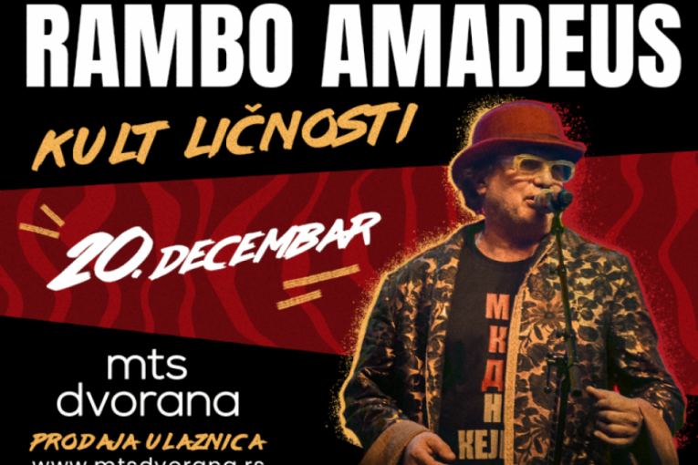 RAMBO AMADEUS TRADICIONALNO 20. DECEMBRA U MTS DVORANI!